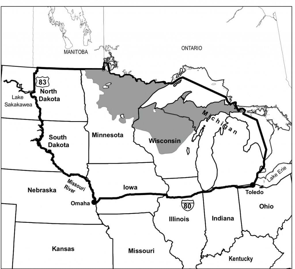 Learn more about the gray wolf population in Wisconsin