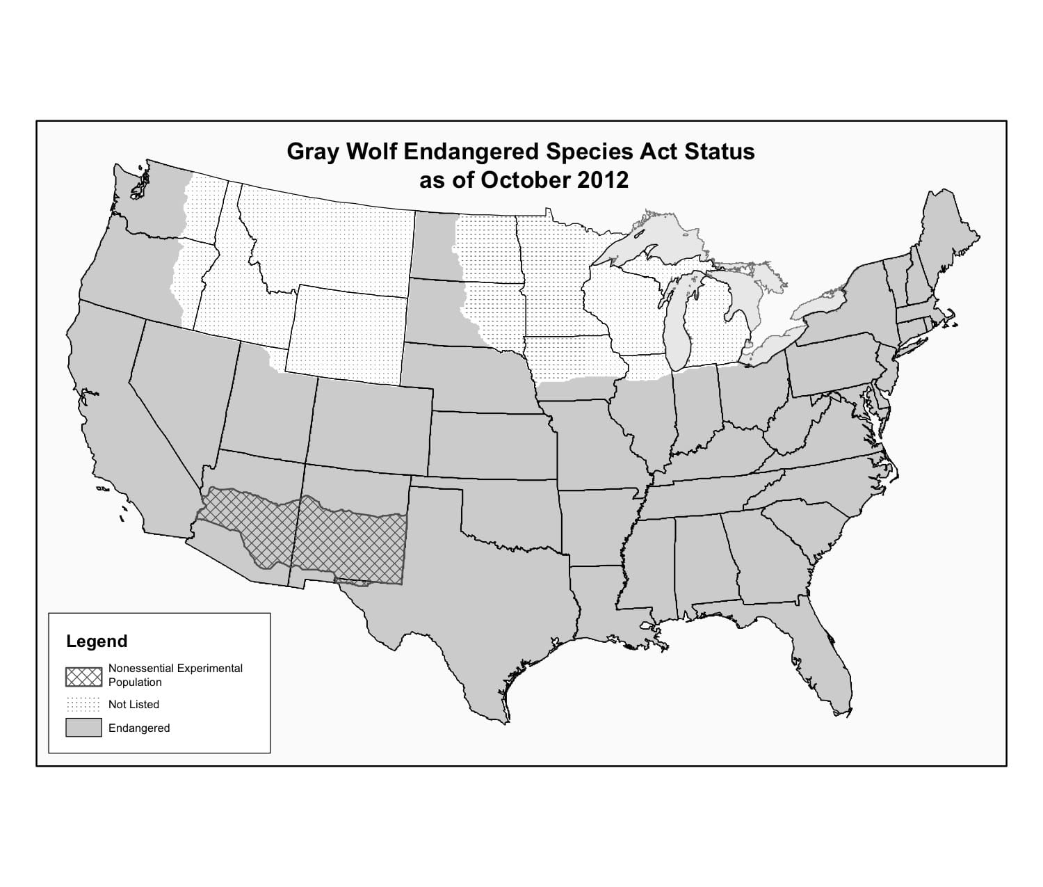usmap | International Wolf Center